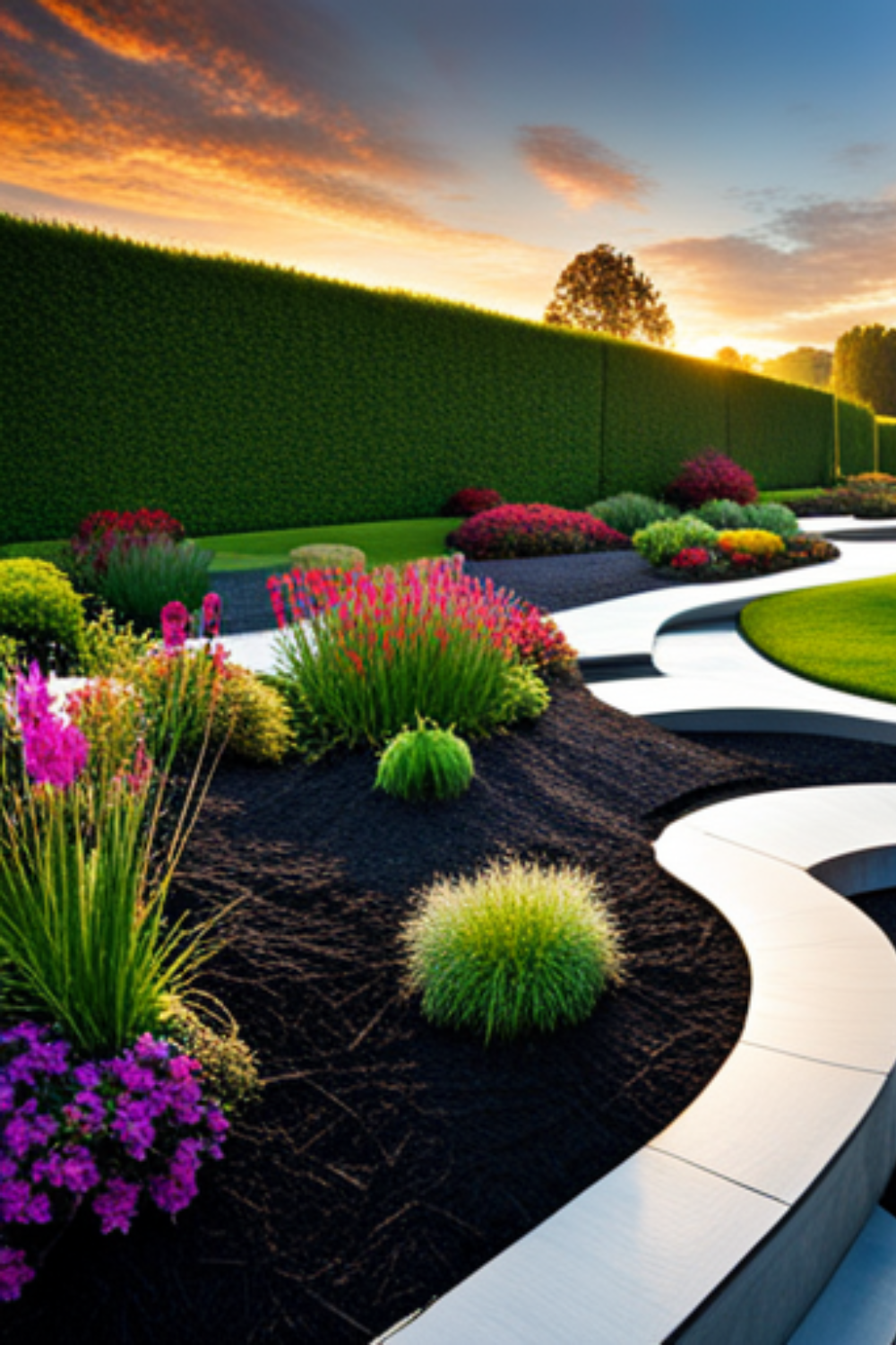14 Best Black Mulch Landscaping Ideas - Blooming Anomaly